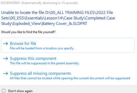 How to fix Missing Files | TMS SolidWorks Solutions